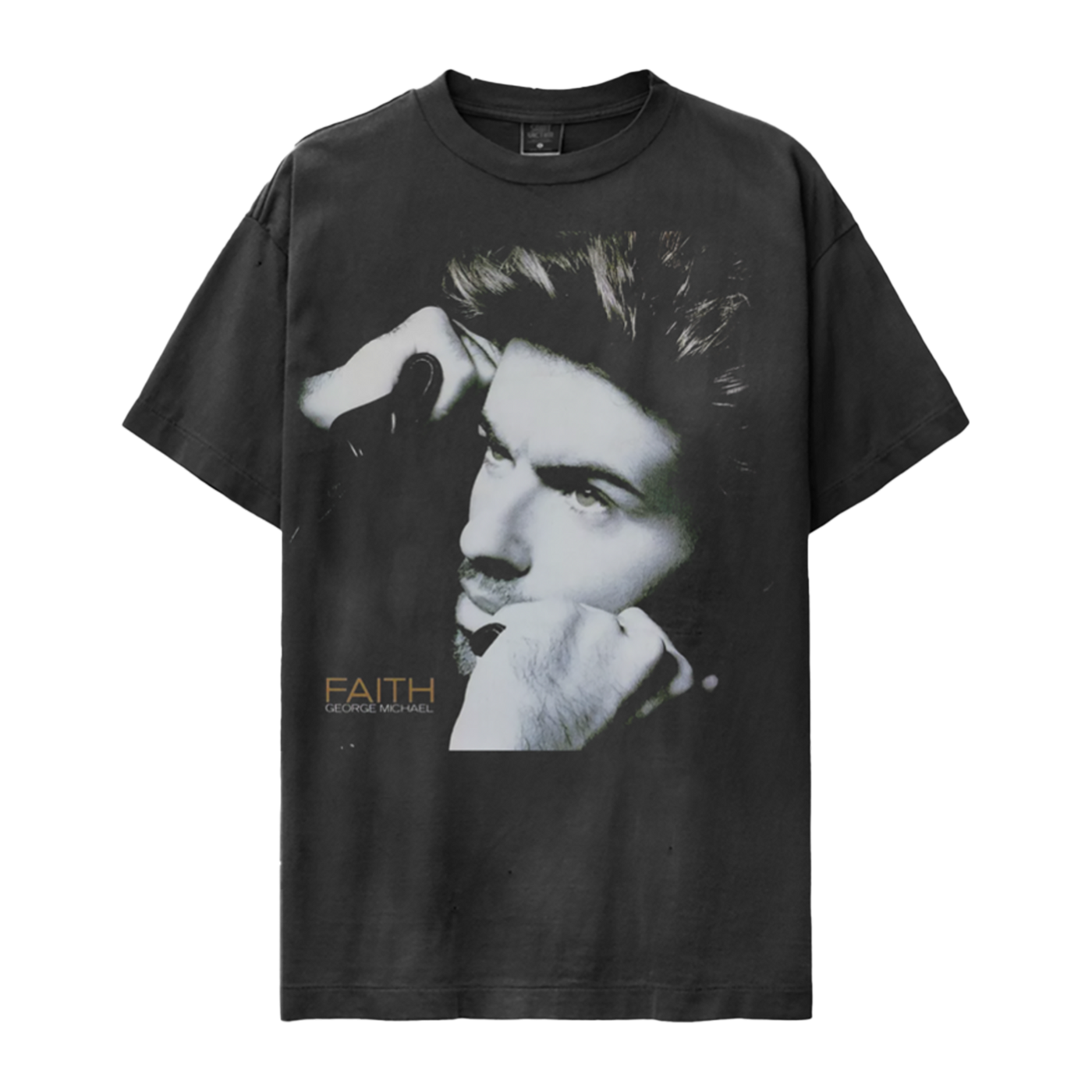 Faith Faded Photo Tee (Black)